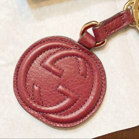 Gucci | Accessories | Nwt Authentic Gucci Soho Leather Key Fob Charm ...